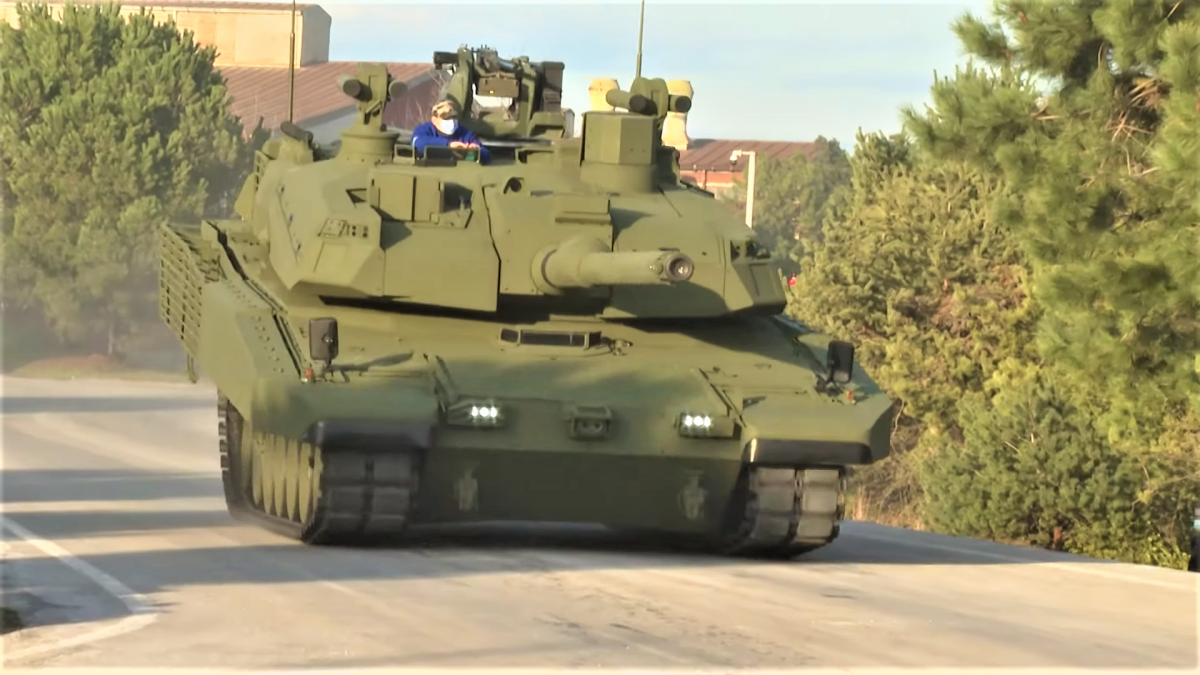 Altay Tankı Kulesi Takılmış Leopard 2A4 - Savunma Sanayi